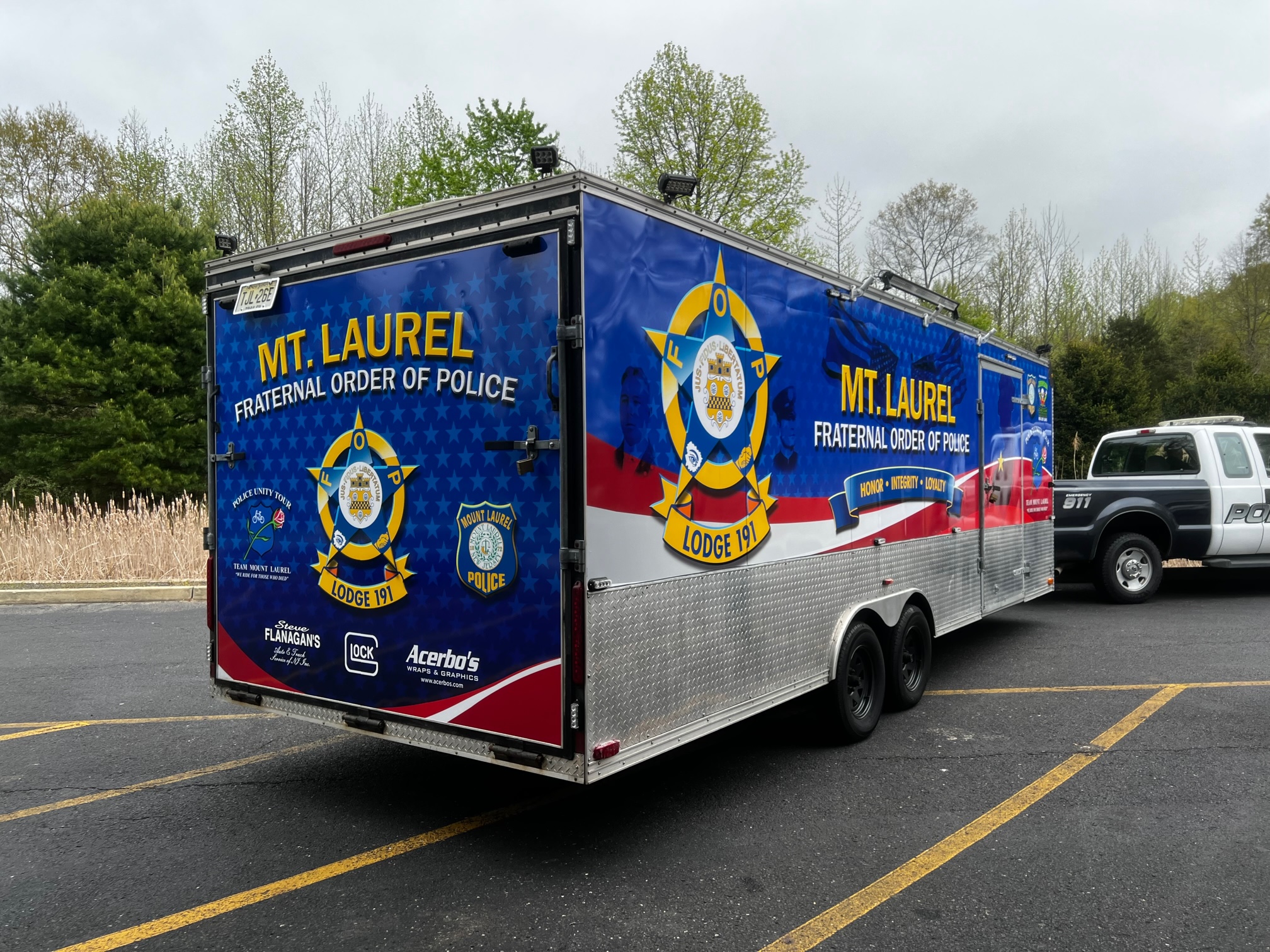 Mount Laurel Police Unity Tour Trailer Wrap - Acerbo's South Jersey ...
